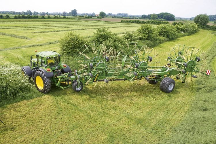 KRONE SWADRO 2000 SIX ROTOR CENTRE DELIVERY RAKES - Ongmac Trading Pty Ltd