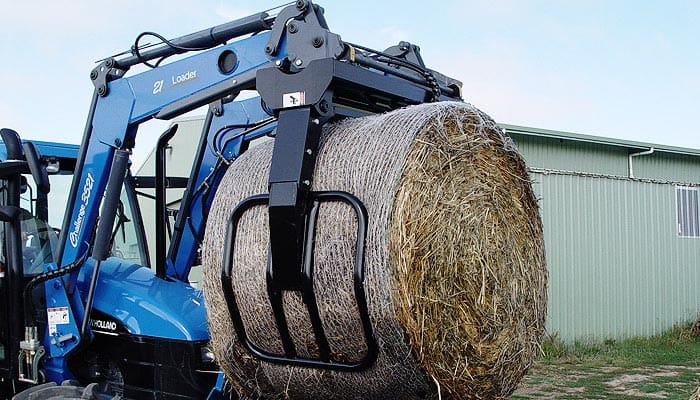 Round Wrapped Silage Grab - Ongmac Trading Pty Ltd